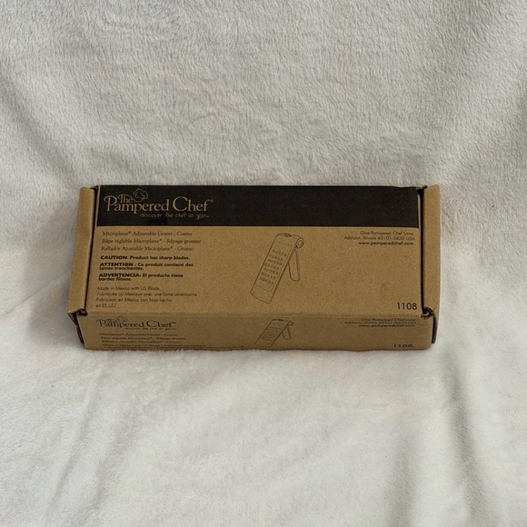 Pampered Chef | Kitchen | Pampered Chef Microplane Adjustable Grater 18 ...